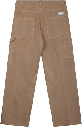 Nine In The Morning Carpenter Cotton Jeans - Beige