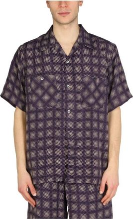 Needles Homme, Chemises, Multicolore, Taille: S Check Print Shirt