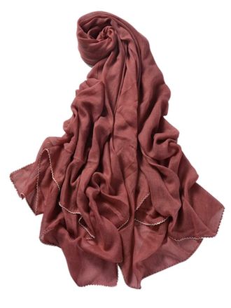 Miobo Fang-GS-Schal-27, Kastanienbraun, 220X140CM