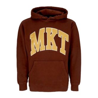 Market Arc Hoodie mit Fleecefutter - - Sweatshirts & Hoodies - Herren - Braun - XL