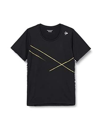 Dunlop Dunlop Sports T- Shirt pour Femme Game 1 Tennis, Noir