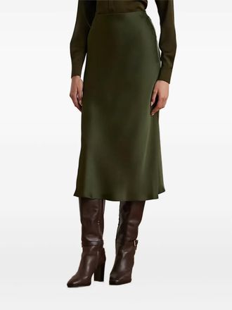 Lauren Ralph Lauren jupe &agrave; taille haute - Vert