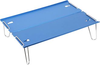 Hemoton Klappbarer Campingtisch Tragbarer Kleiner Teetisch Für Outdoor-wanderpicknicks Grillen Aus Aluminiumlegierung Mit Edelstahlbeinen Leicht Und Langlebig