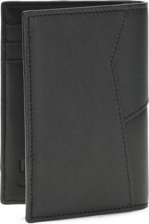 Loewe Mens Puzzle Edge Card Holder Black Calf Leather Umbrellas Accessory