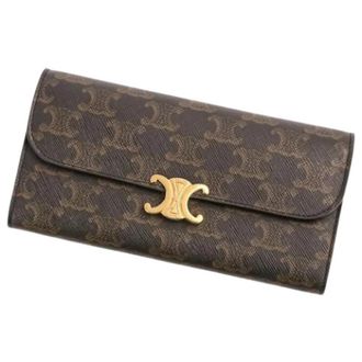 Celine Pre-owned PVC Langb&ouml;rse - - Pre-owned - Damen - Braun - ONE SIZE