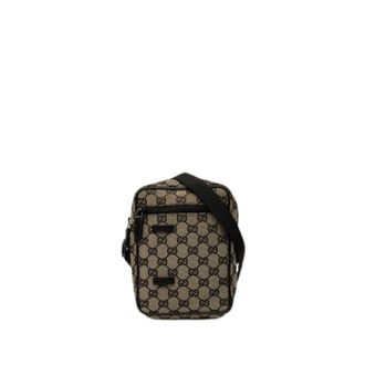 Gucci Pre-owned Canvas Crossbody Bag - - Pre-owned - Damen - Beige - ONE SIZE