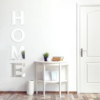 Sospiro 3D Spiegel, HOME Wandaufkleber DIY Deko Wandtattoo f&uuml;r Wohnzimmer TV Hintergrund Schlafzimmer Korridor Dekoration, Zum Aufkleben Ohne Bohren