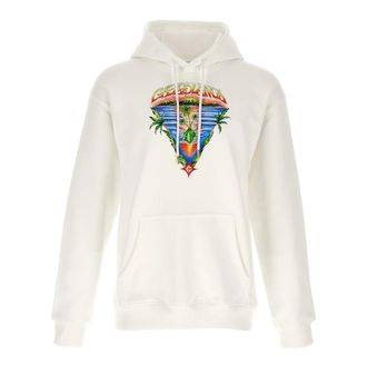 Casablanca Herren, Sweatshirts & Hoodies, Wei&szlig;, 2XLGr&ouml;&szlig;e
