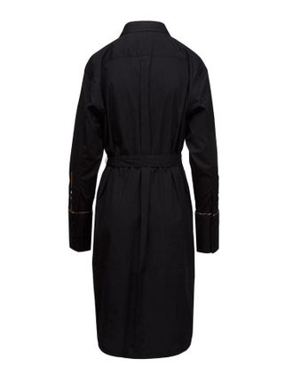 Burberry Womens Dresses Casual Black Cotton Apparel