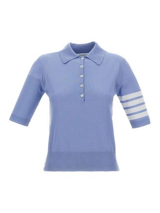 Thom Browne Poloshirt - Hellblau