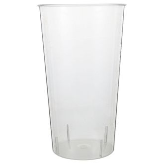 NUOBESTY Durchsichtige Acrylvase Mittel Zylindrischer Eimer f&uuml;r Blumenarrangements Stabile Tischvase f&uuml;r Frische und Trockenblumen Sto&szlig;fest und Leicht Dekorati