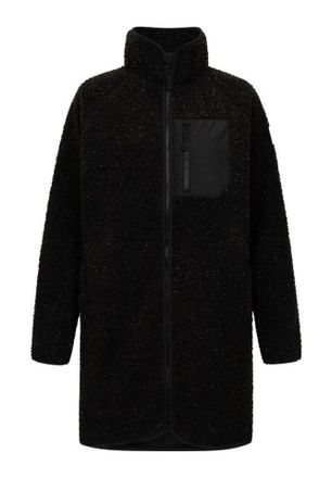 Derbe Fleecejacke Kuschelby Long Fleecejacke, lang, glitzernd, warm