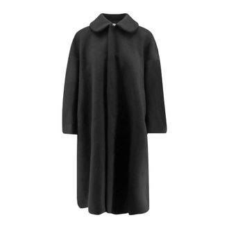 Comme Des Gar&ccedil;ons Femme, Manteaux, Noir, Taille: 36 FR Single-Breasted Coat