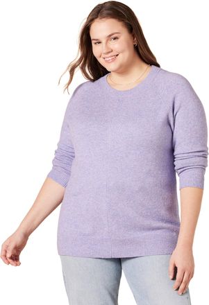 Amazon Essentials Damen-Pullover, Klassische Passform, weich, langärmelig, Rundhalsausschnitt, Lavendel, Größe XL