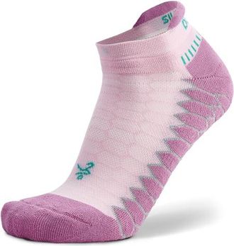 Balega Silver Antimicrobial No-Show Chaussettes de Course - Compression-Fit, Respirantes, Amortissantes, Évacuation de lhumidité, Ajustement ergonomique, Ros