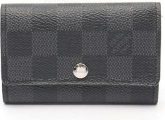 Louis Vuitton unisex, Pre-owned, Noir, Taille: ONE Size Porte-cl&eacute;s en tissu Pre-owned