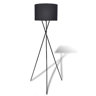 vidaXL Lampadaire avec Support Haut Lampe de Plancher Eclairage Luminaire