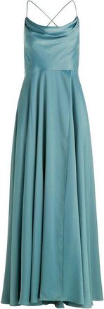 Vera Mont Abendkleid Damen mit Wasserfallausschnitt Material
