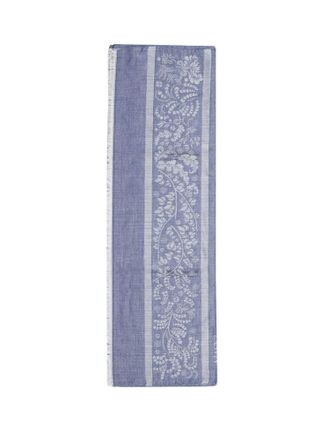 Lanvin Womens Scarf Light Blue Modal Accessories Virgin Wool
