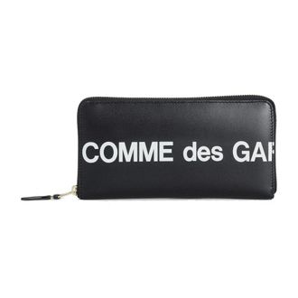 Comme Des Gar&ccedil;ons Huge Logo Wallet - - Accessories - Herren - Schwarzk - ONE SIZE