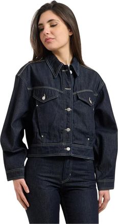 HUGO BOSS Femme, Vestes, Bleu, Taille: 38 FR Denim Jacket