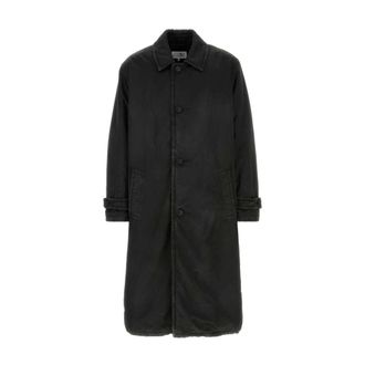Maison Margiela Homme, Manteaux, Noir, Taille: M Long Coat