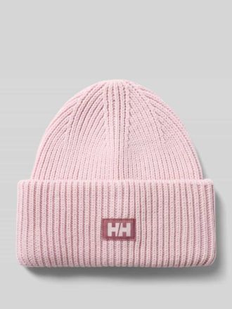 Helly Hansen Beanie in Strick-Optik mit Logo-Patch
