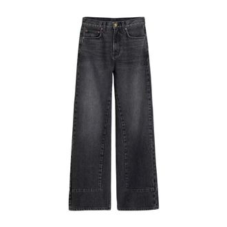 B Sides Schwarze Culotte Marcel Jeans - - Jeans - Damen - Schwarzk - W26