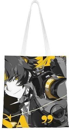 Generic 40.6 X 38.0 cm Canvas Totes Hand Shopping Bag With All Roles Print Zenless Zone Zero Impression For Daily Shopping Shoulder Bag