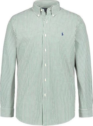 Polo Ralph Lauren Herren Hemd gr&uuml;n Baumwoll-Stretch