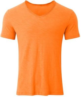 Generic T-shirt &agrave; col en V pour homme - Manches courtes - Coupe ajust&eacute;e - Confortable - Doux - D&eacute;contract&eacute; - Pour lentra&icirc;nement en plein air, la gym, lentra&icirc;n