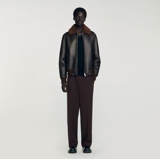 Sandro Wildlederblouson