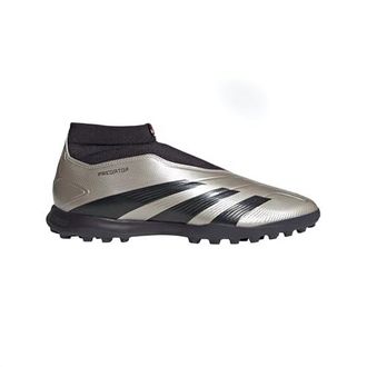 adidas Adidas Unisex League Laceless Turf, Platin Metallic/Aurora Black/Turbo, 12