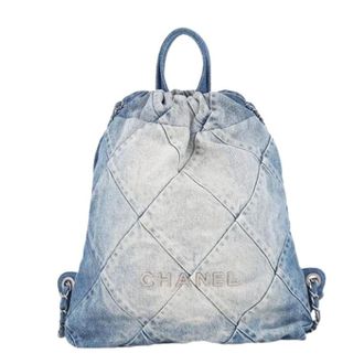 Chanel Pre-owned Sac &agrave; main en jean - Femme - Pre-owned - Bleu - Taille: ONE Size