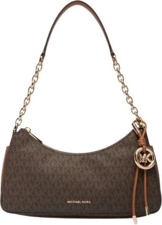 Michael Kors Femme, Sacs, Brun, Taille: ONE Size Nolita Medium Signature Logo Chain Pochette