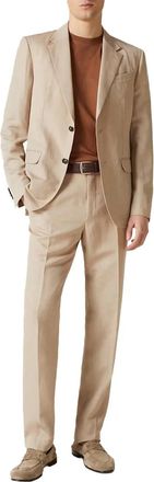 Ermenegildo Zegna Crew Neck Cotton T-Shirt - Brown