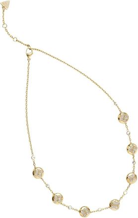 Guess Collier Spinning Bloom - Femme - Accessoires - Jaune - Taille: ONE Size