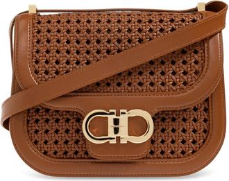 Ferragamo Femme, Sacs, Brun, Taille: ONE Size Double Bag
