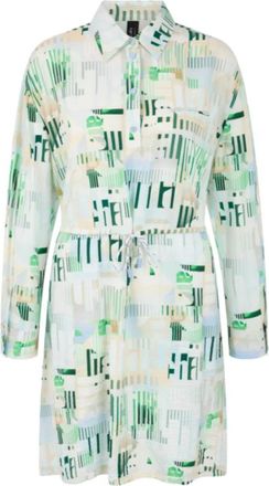 Marc Cain City Vibing Mini Shirt Dress - - Dresses - Damen - Mehrfarbig - 3XL