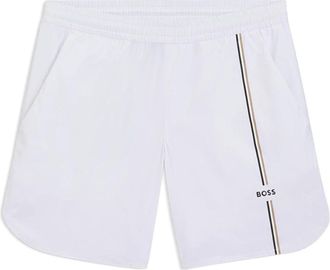HUGO BOSS Sh_Toc Game 8 Inch Short - Homme - Shorts - Blanc - Taille: L