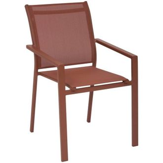 Hesperide Fauteuil de jardin empilable Essentia acajou - Hesp&eacute;ride