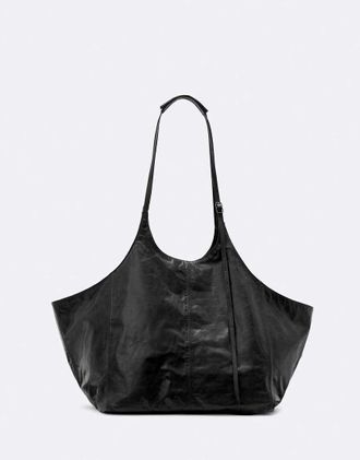 AllSaints Siloh cabas e/w noir