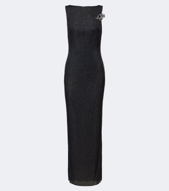 Roland Mouret Verzierte Robe aus Mesh
