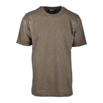 Diesel Homme, Tops, Vert, Taille: M T-shirt en coton