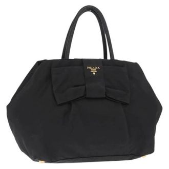 Prada Sac &agrave; main vintage en nylon Pre-owned - Femme - Pre-owned - Noir - Taille: ONE Size