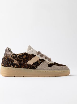 D.A.T.E. court 2.0 animalier leopard-beige