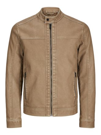 Jack & Jones Male Kunstlederjacke Kunstlederjacke