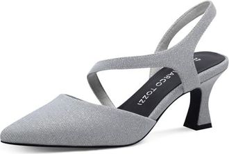 Marco Tozzi Femme Damen Pumps 2-29600-42 Escarpins, Argent, 39 EU