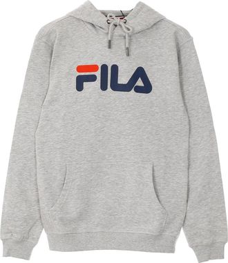 Fila Hellgrau Melange K&auml;ngurutasche Hoodie - - Sweatshirts & Hoodies - Herren - Grau - XS