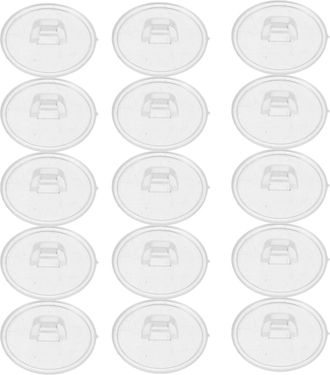 Garneck 30 St&uuml;ck Selbstklebende Deckenhaken aus Kunststoff Transparent ohne Bohren Abnehmbar Stark Haftend zum Aufh&auml;ngen Von Laternen und Dekorationen